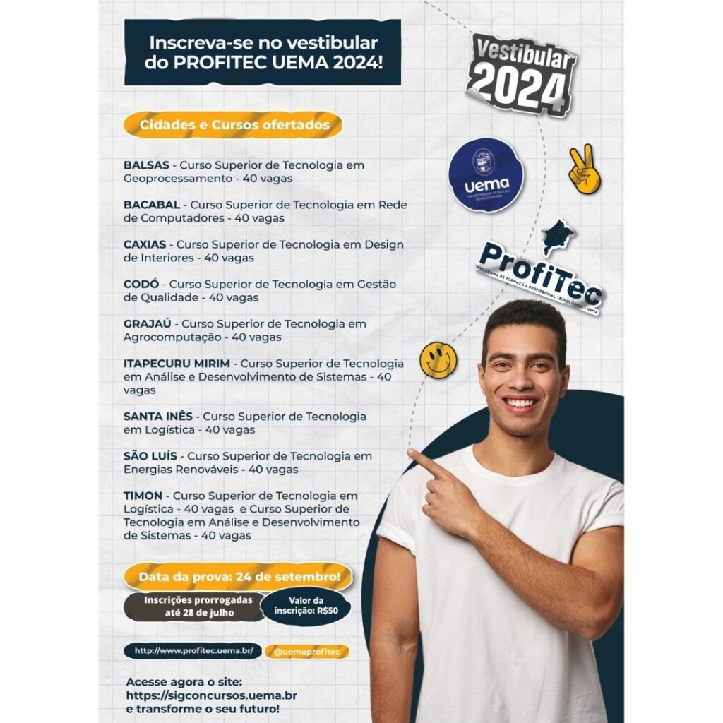Programa De Cursos Superiores De Tecnologia Inscrições Do Vestibular